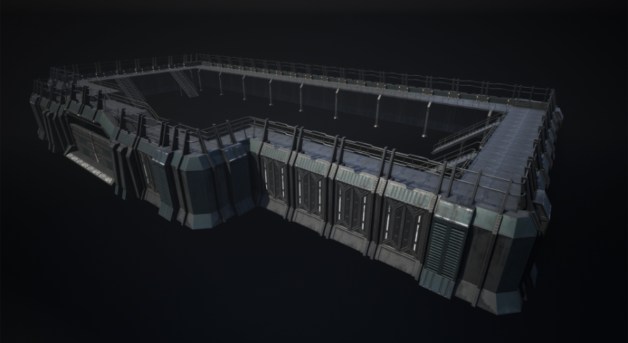 Modular Sci-Fi Base/Outpost | Fab