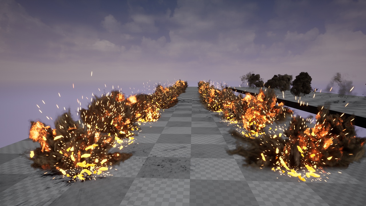 Niagara Realistic Ground Explosions Pack 2 | Fab