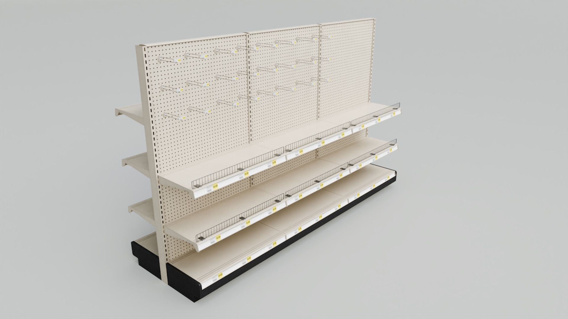 Store Display Shelf Long with 4K Textures | Fab