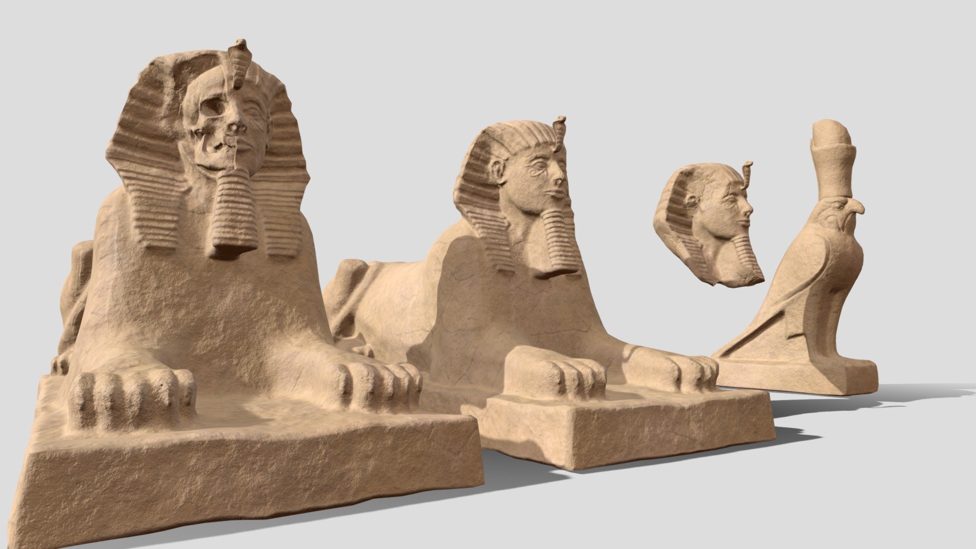 Ancient Egyptian Statues | Fab