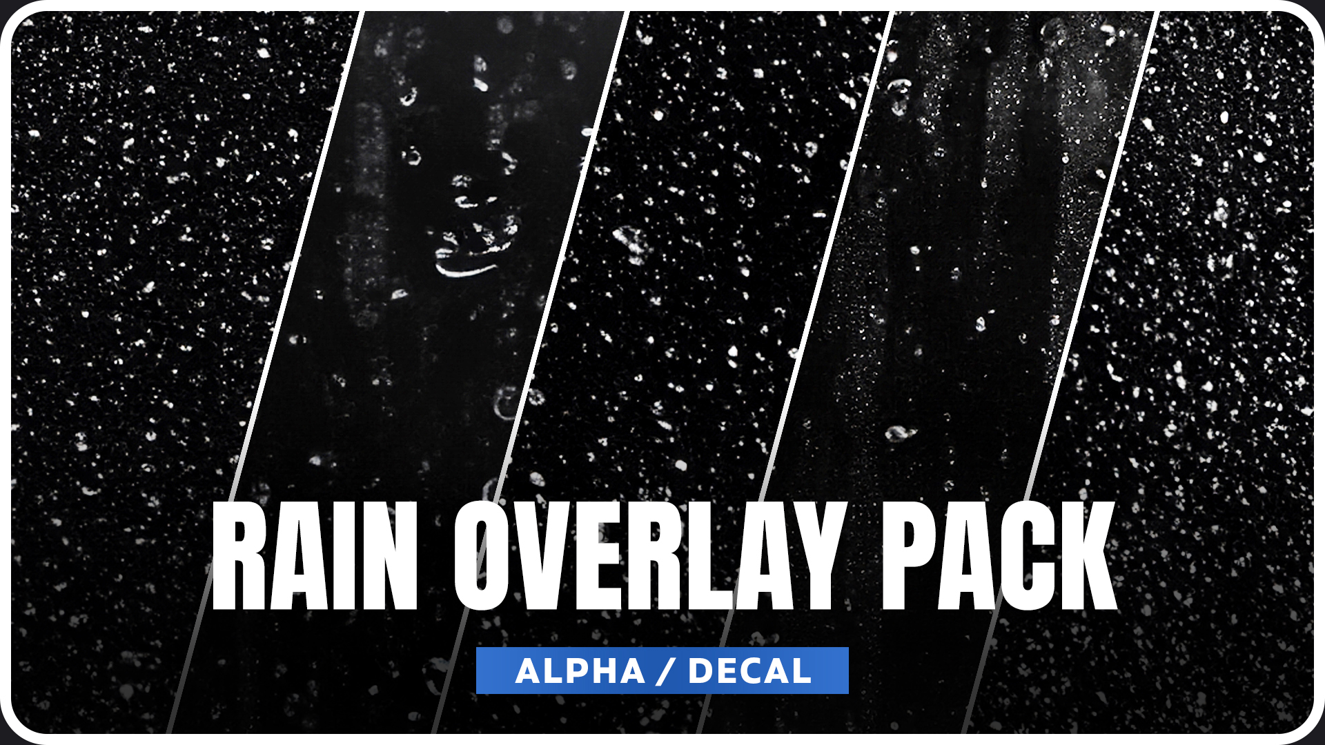 Premium Rain Overlay Texture Pack – High-Resolution Rain & Imperfection ...