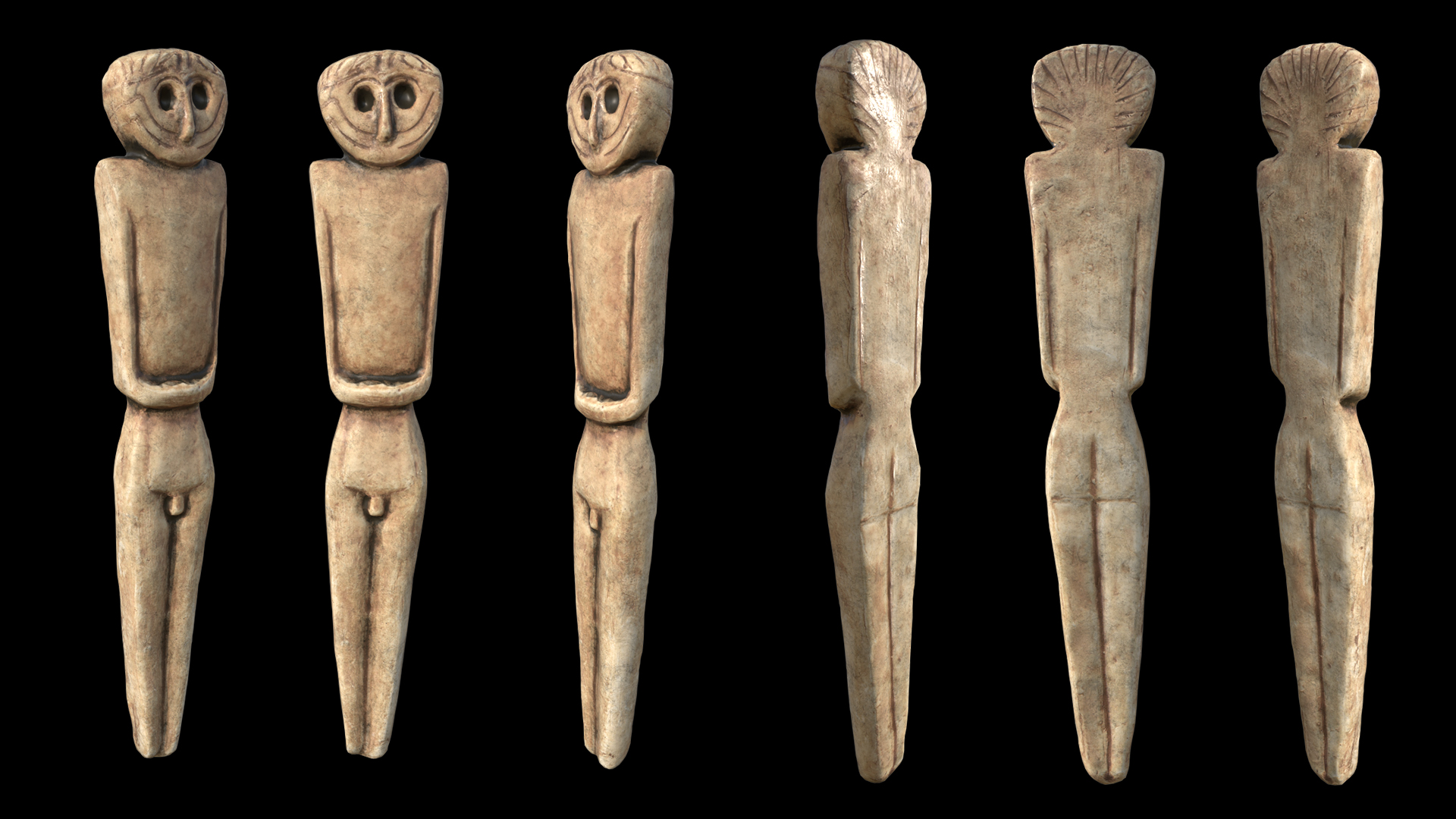 BRONZE AGE BONE IDOL 3 | Fab