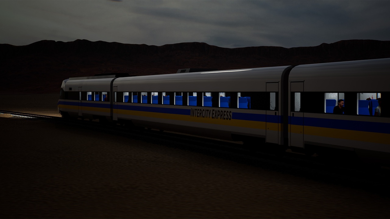 Railway System with IC Train