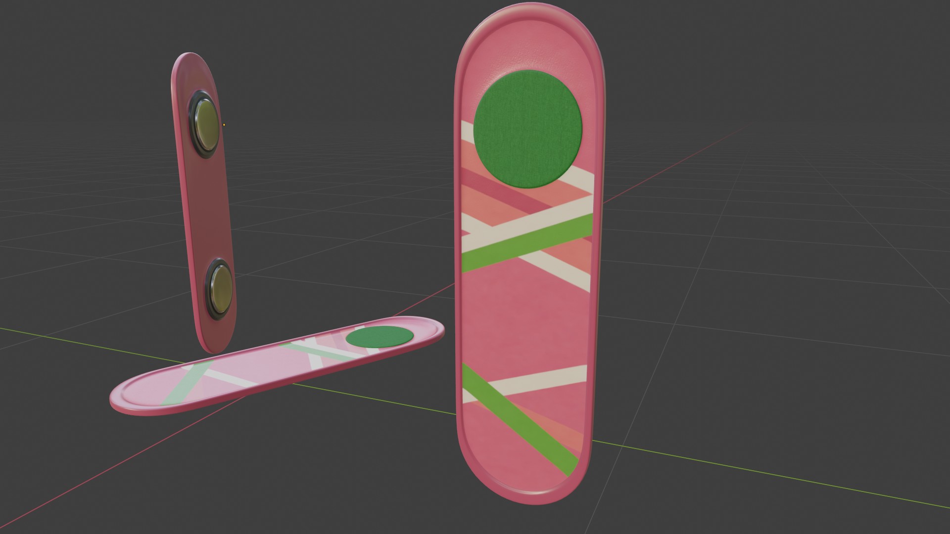 Retro-Futuristic Pink Hoverboard – FREE UE5 Game-Ready Asset | Fab