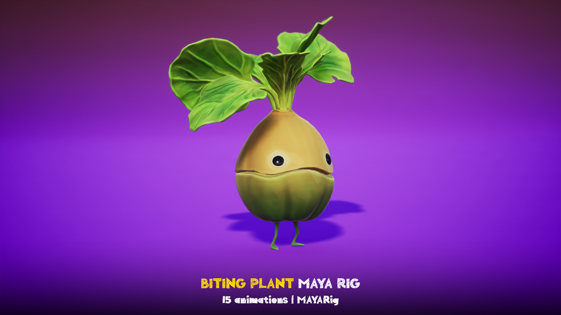 Biting plant MAYA RIG | Fab