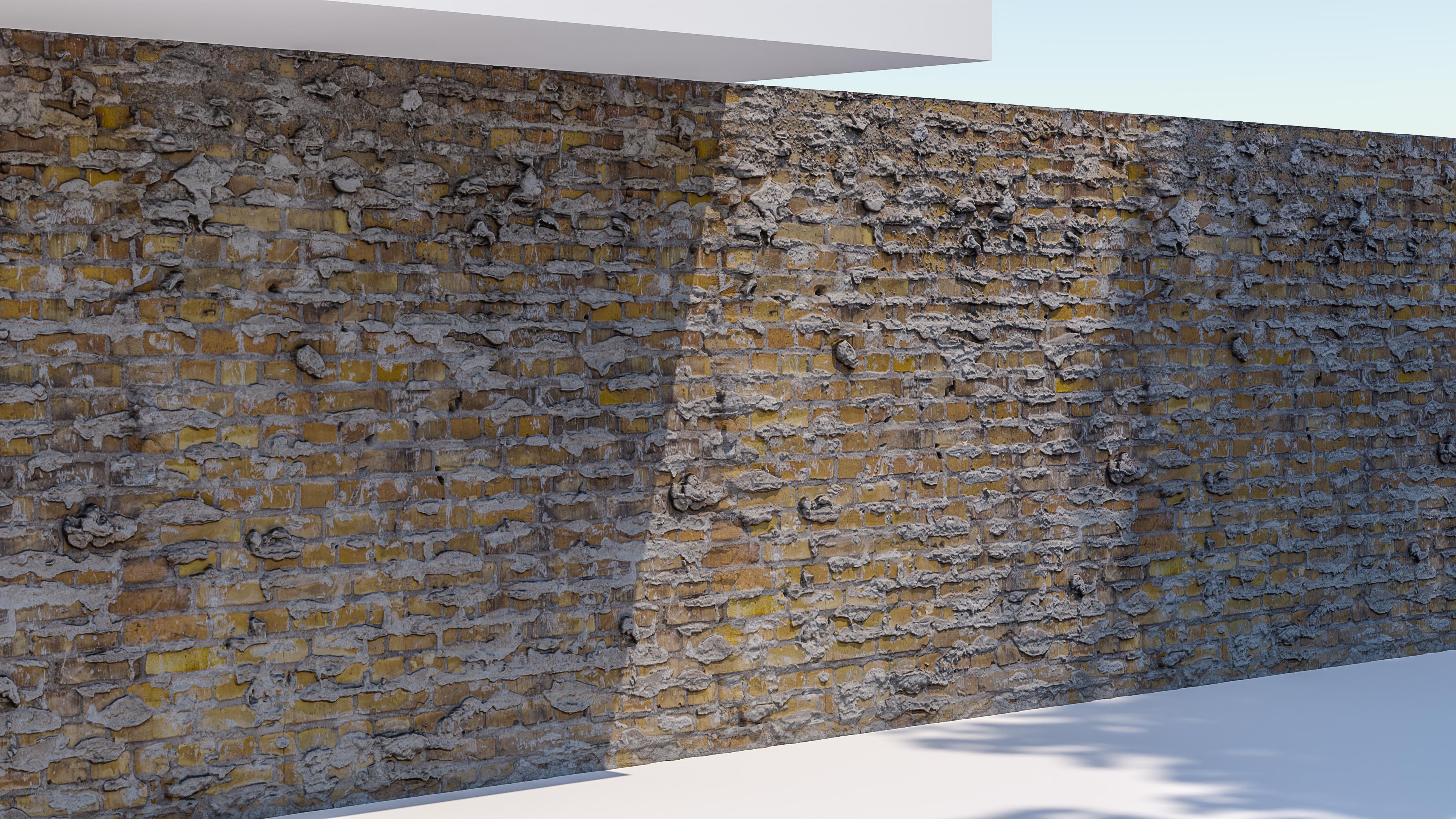 Plastered Brick Wall | Fab