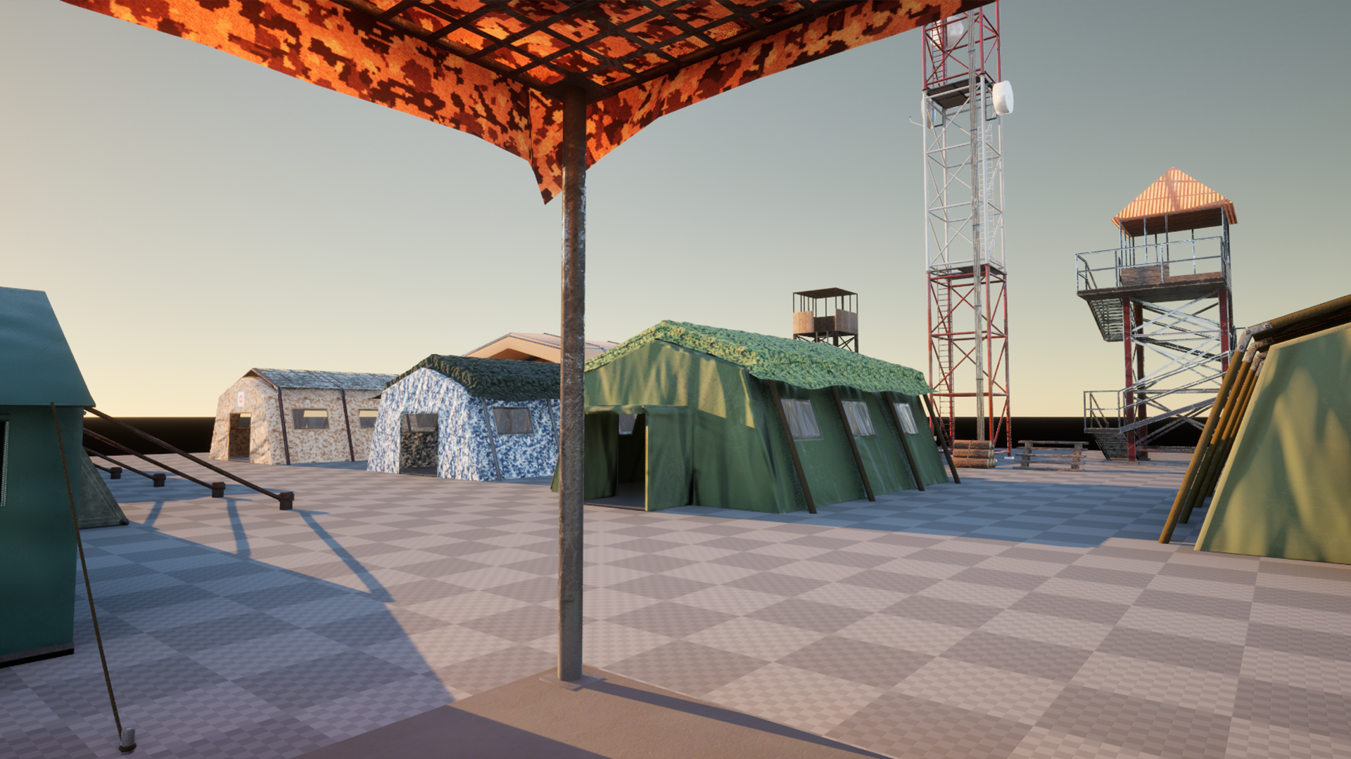 Tactical Outpost – Military Base Environment Pack | Fab