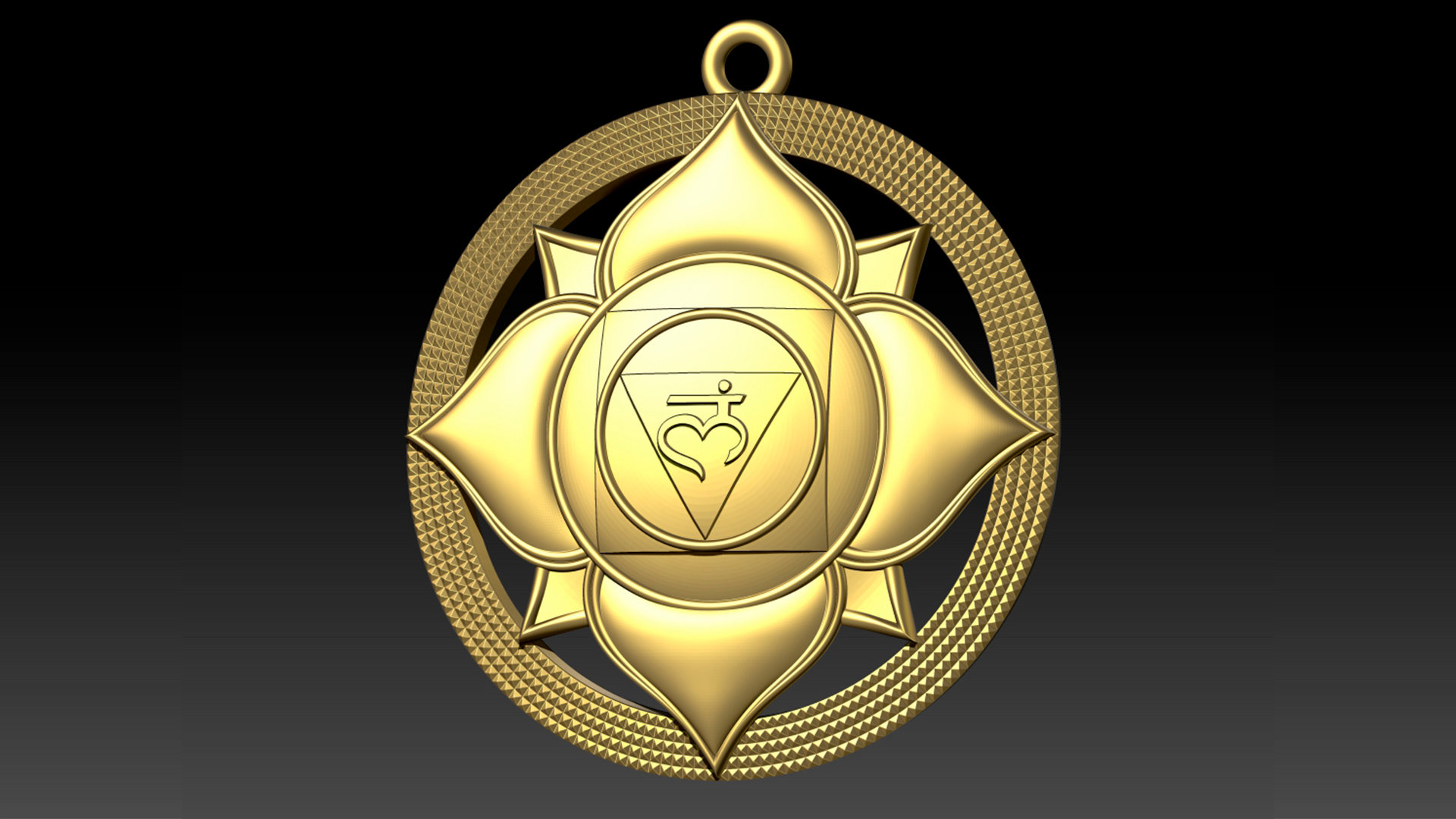 Muladhara Chakras pendant 3D model for printing 3D print model | Fab