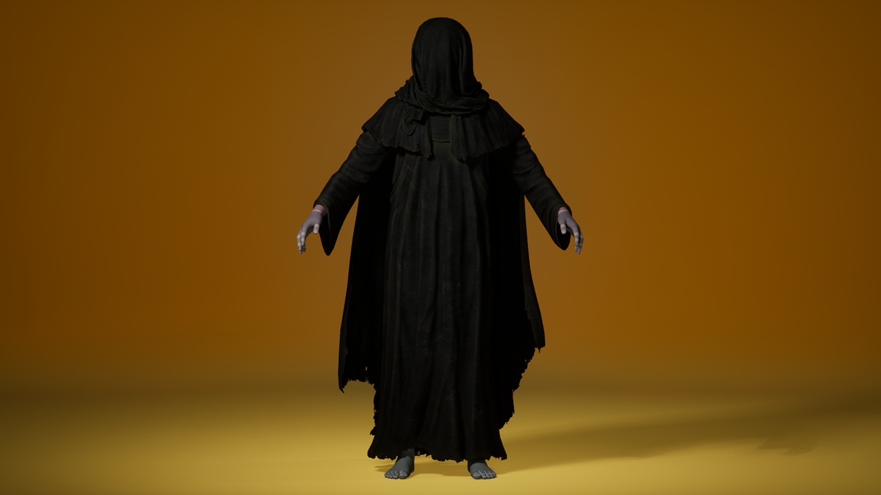Necromancer Outfit (Var. 1) - Metahuman | Fab