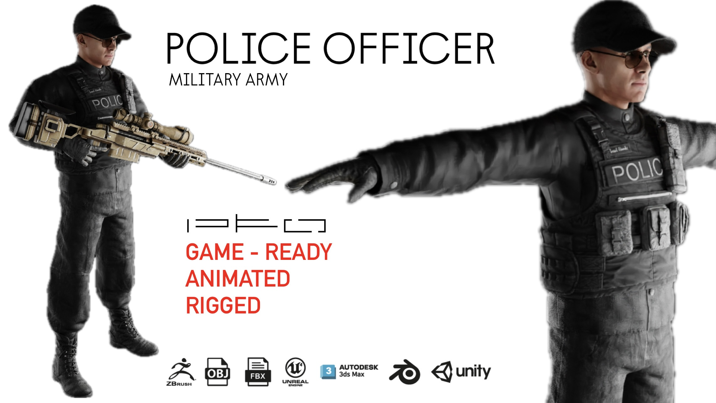 Urban Security Officer – Tactical Law Enforcement Character | Game ...
