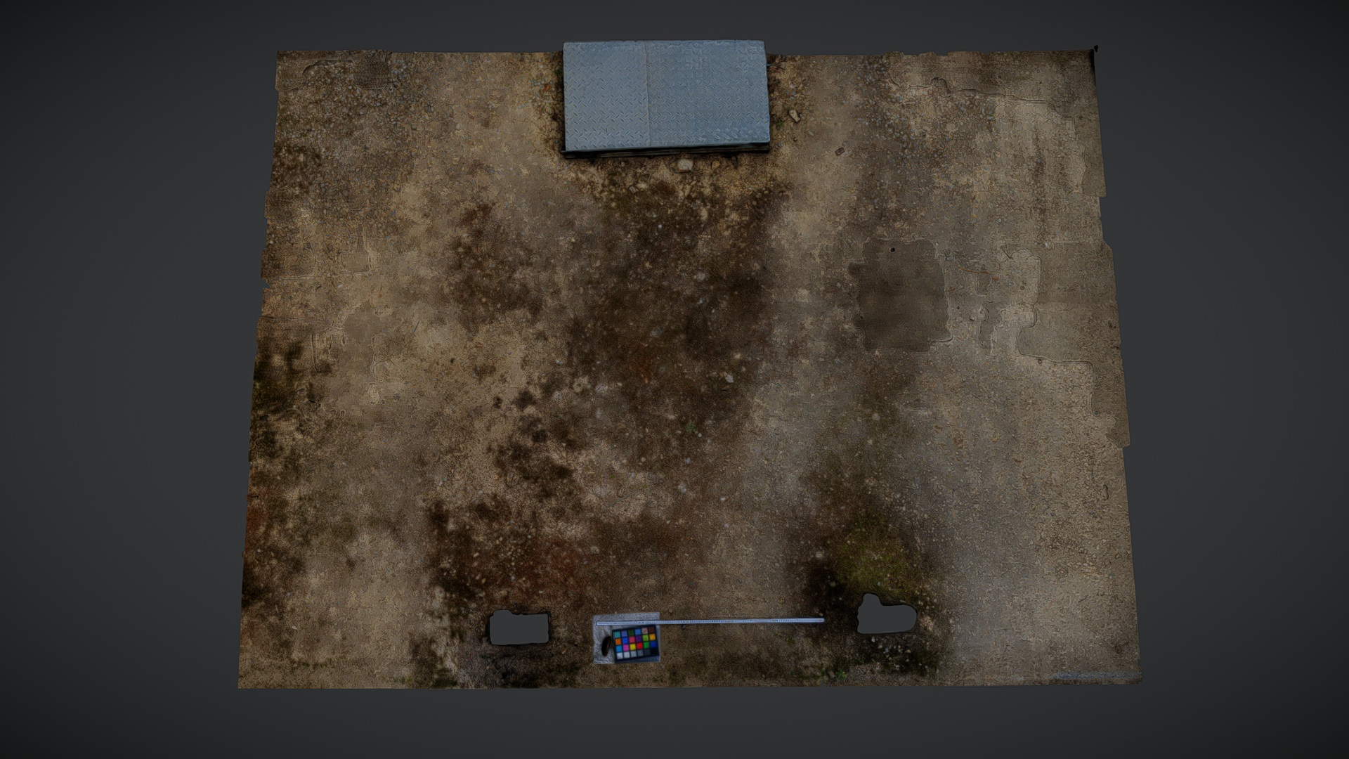 Ground soil weathered parking lot | Fab