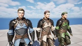 Stylized Fantasy Warrior | UE5 Mannequin Rig | Customizable Colors | Fab