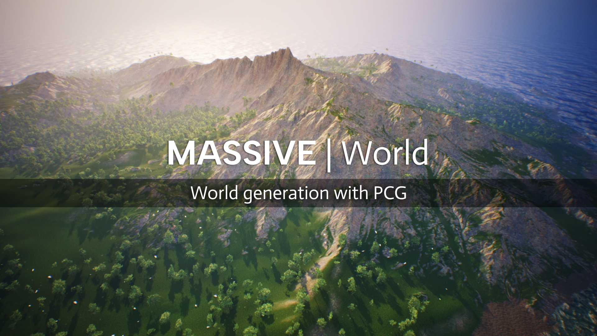 Massive World - Procedural world generation with PCG Massive World - Procedural world generation with PCG