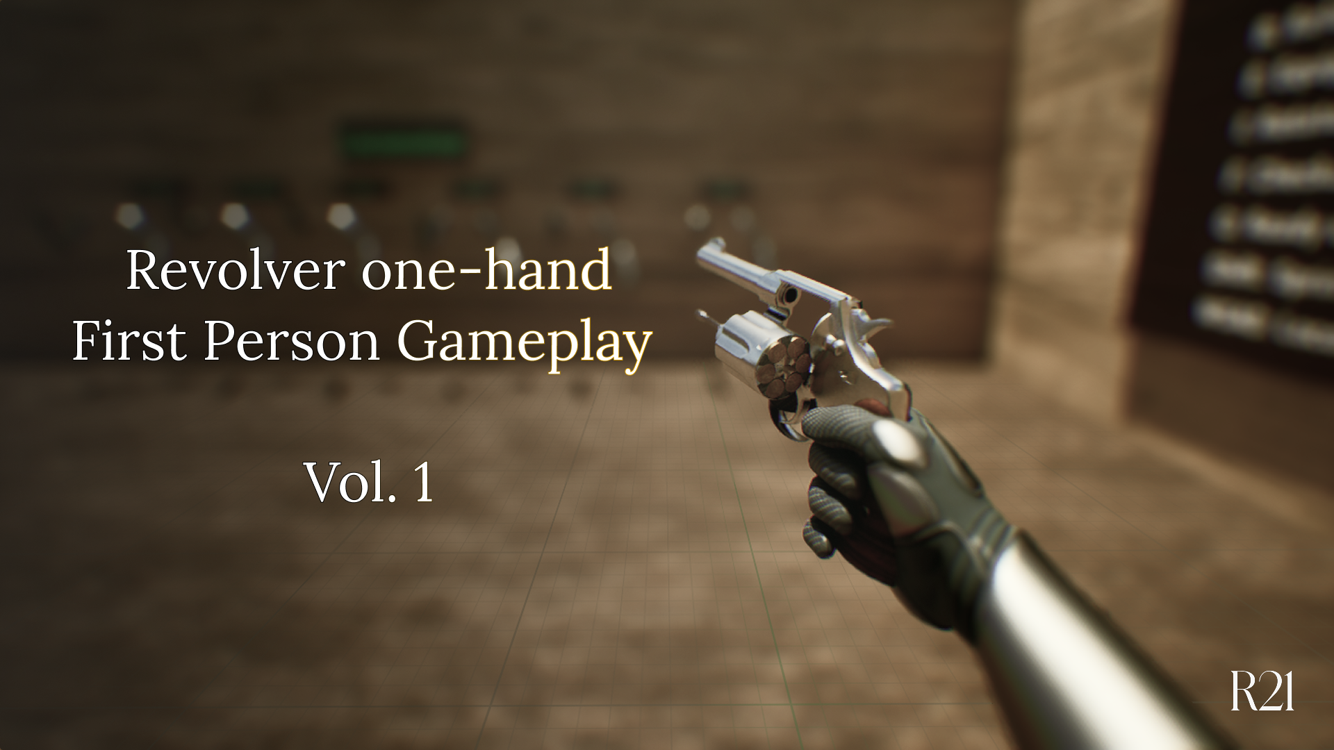 Revolver one hand animations | First Person Gameplay | Fab