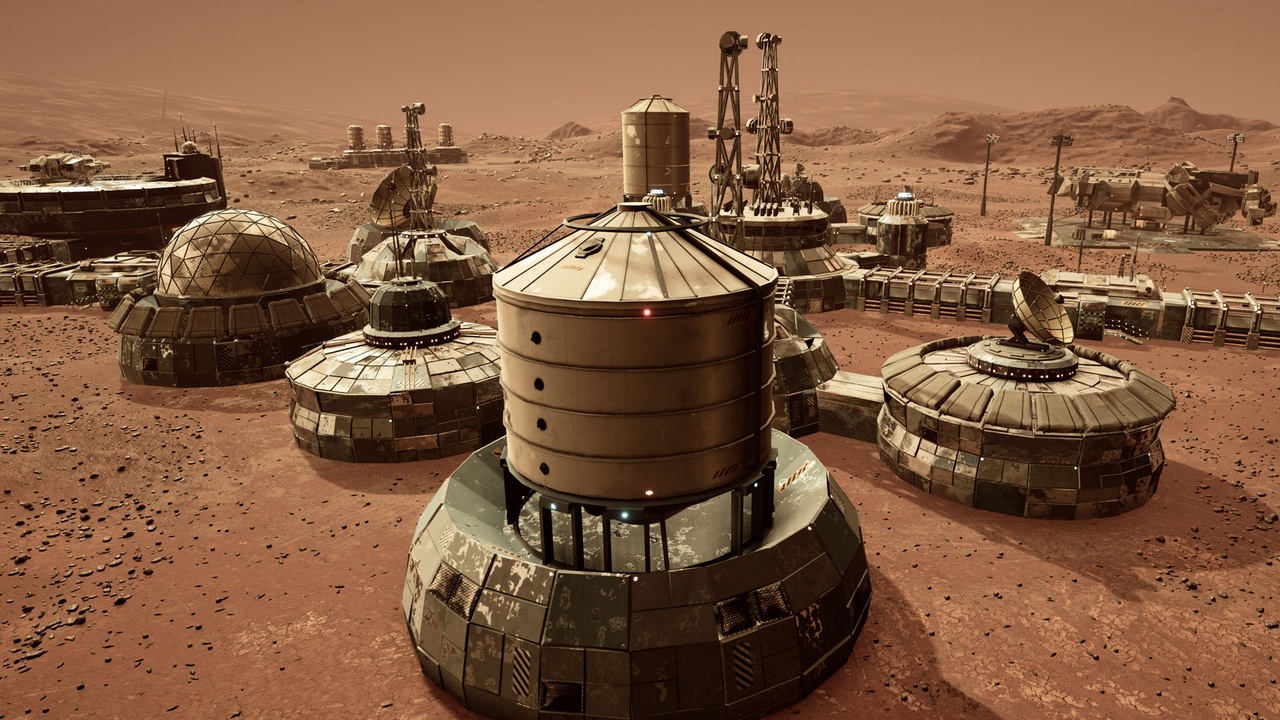 Mars Base Concept Art