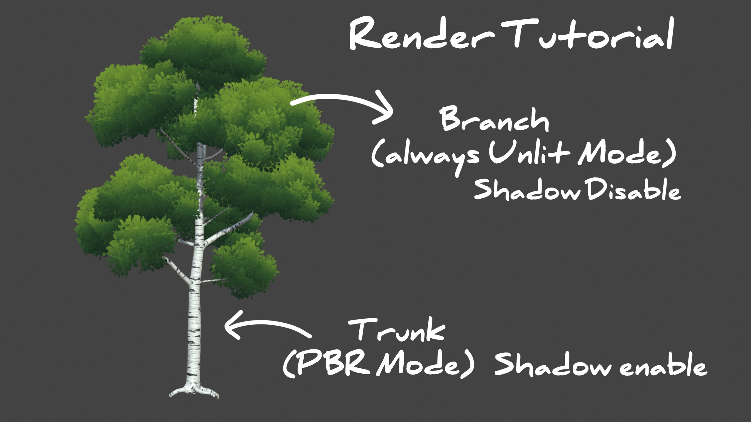 Stylized Anime Birch & Fantasy Trees Pack | Game Ready Environment ...