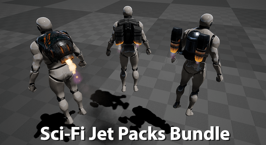 Sci-Fi Jetpacks Bundle | Fab