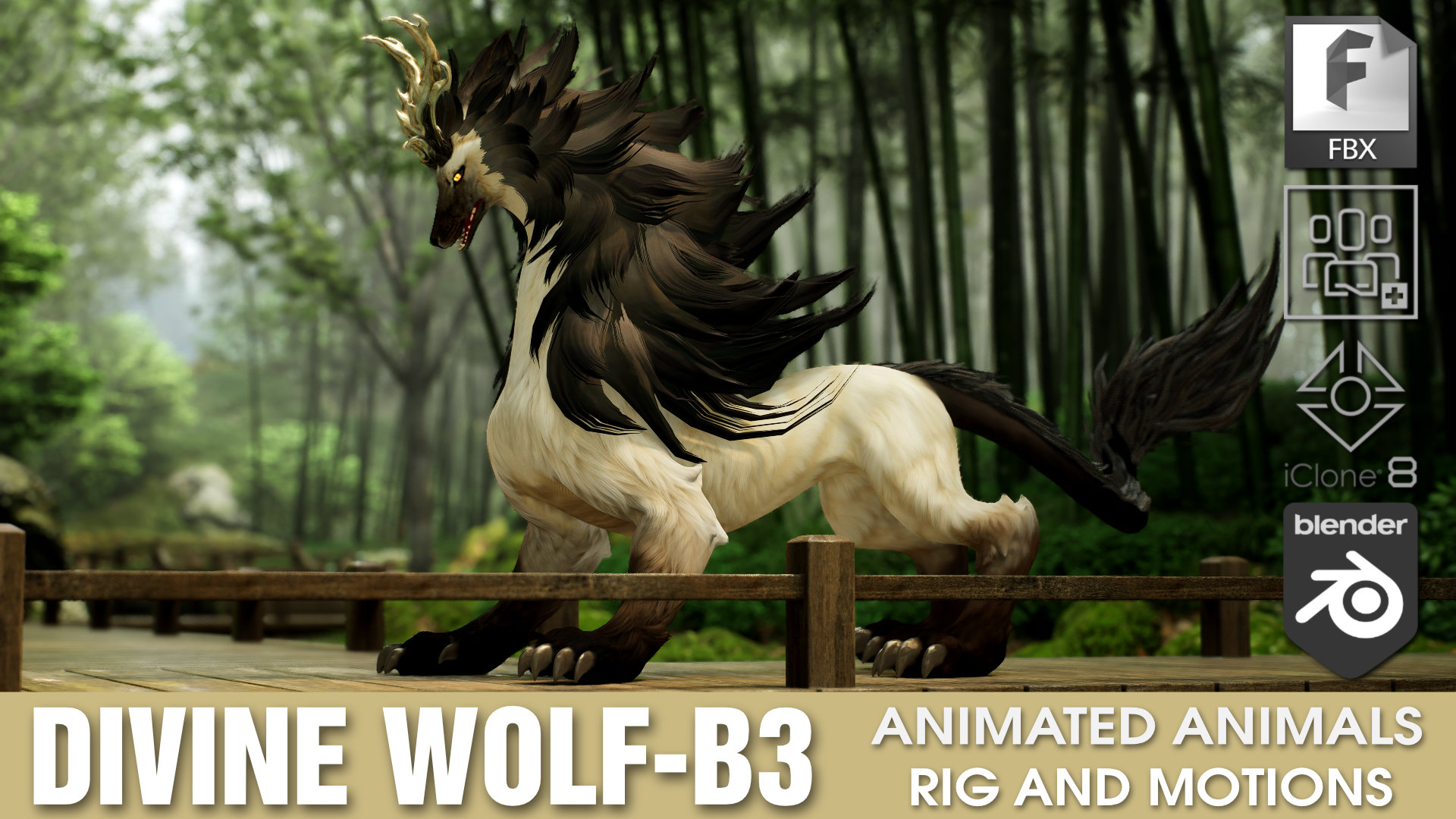 Divine Wolf_B3 | Fab