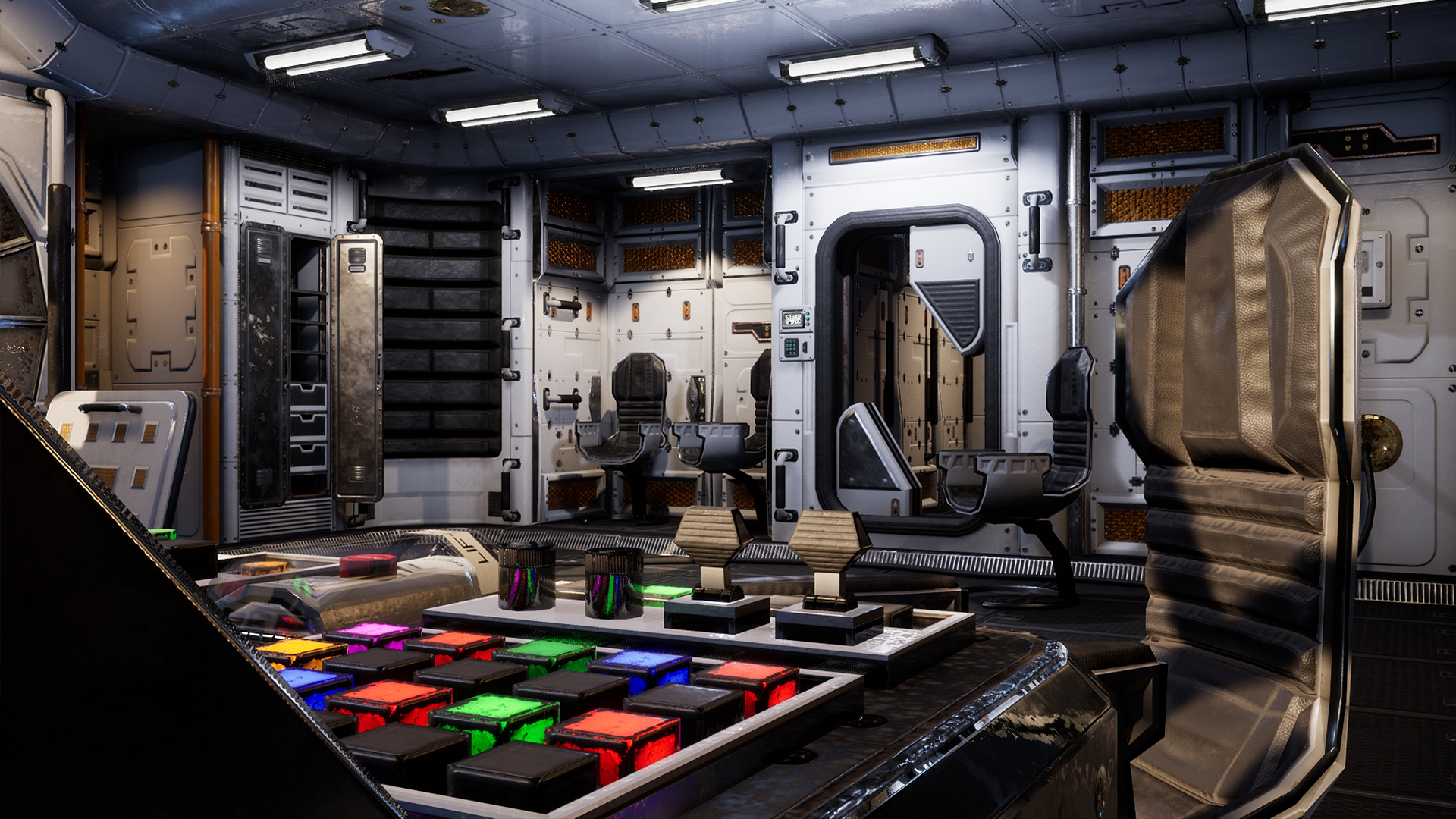 Starship Interior Concept Art