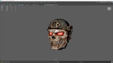 Purge Style Tactical Skull Mask for MetaHuman Horror Characters | Fab