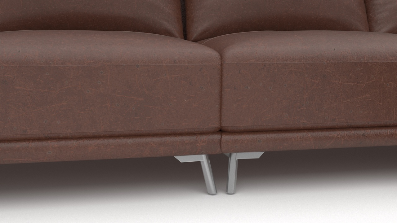 Realistic Leather Sofa 12 | Fab