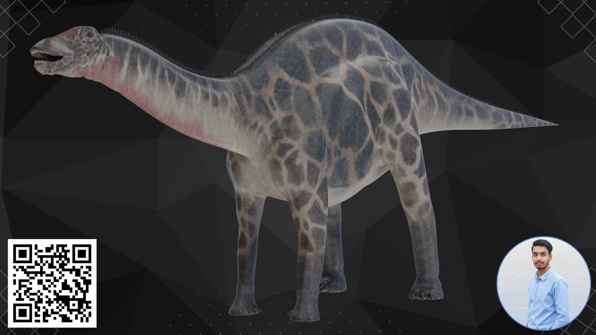 Realistic Sauropod Dinosaur 3D Model – High Quality Prehistoric ...