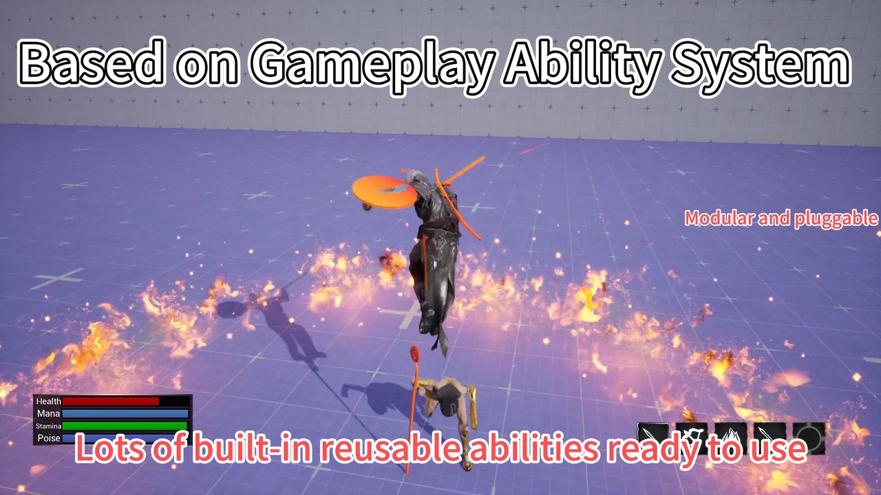 Generic Combat System - Advanced GAS based Multiplayer combat framework.