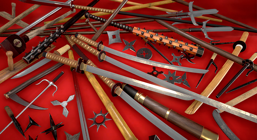 Ancient Samurai Weapons