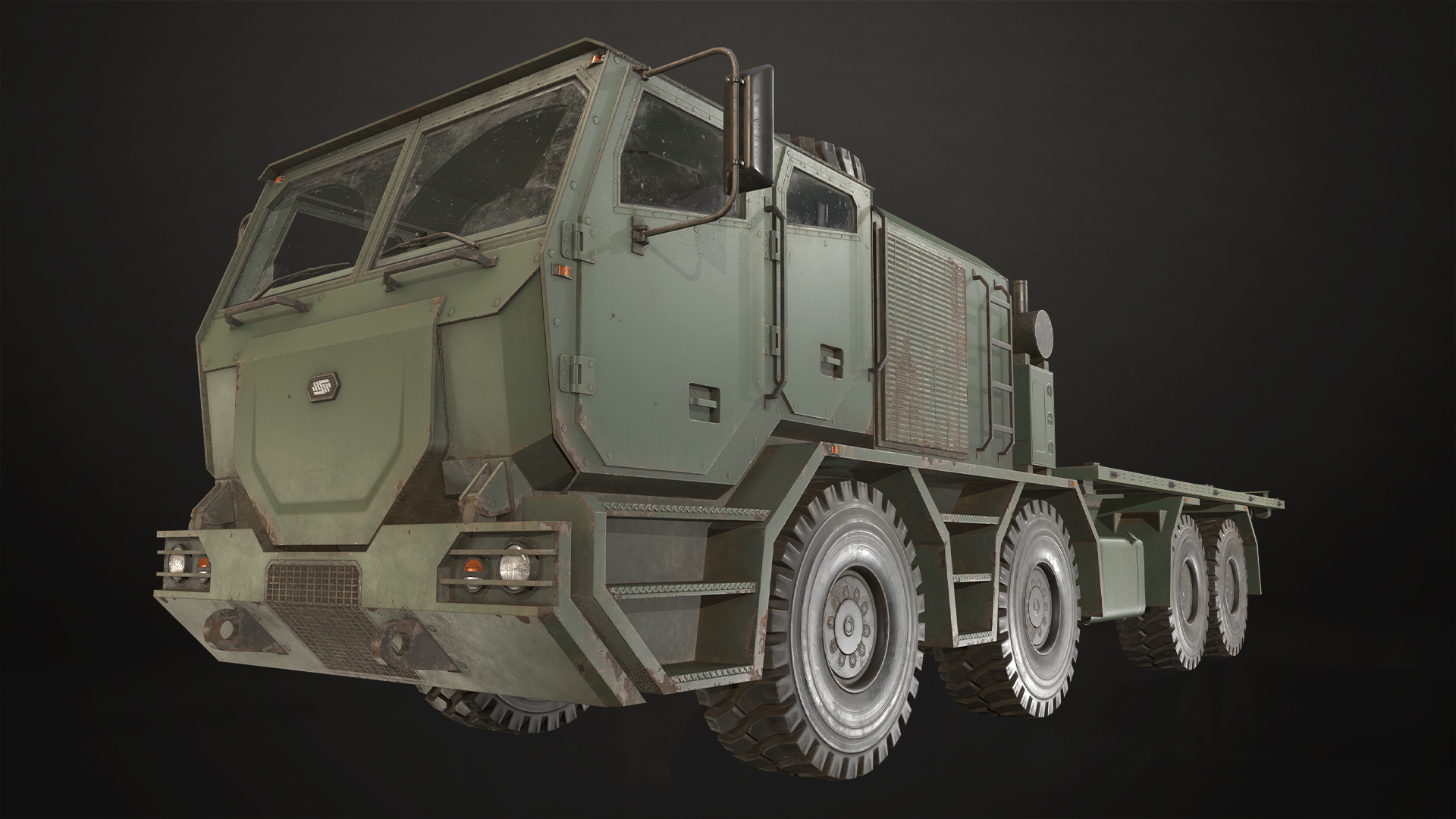 Heavy Military Truck V2 - Flatbed | Fab