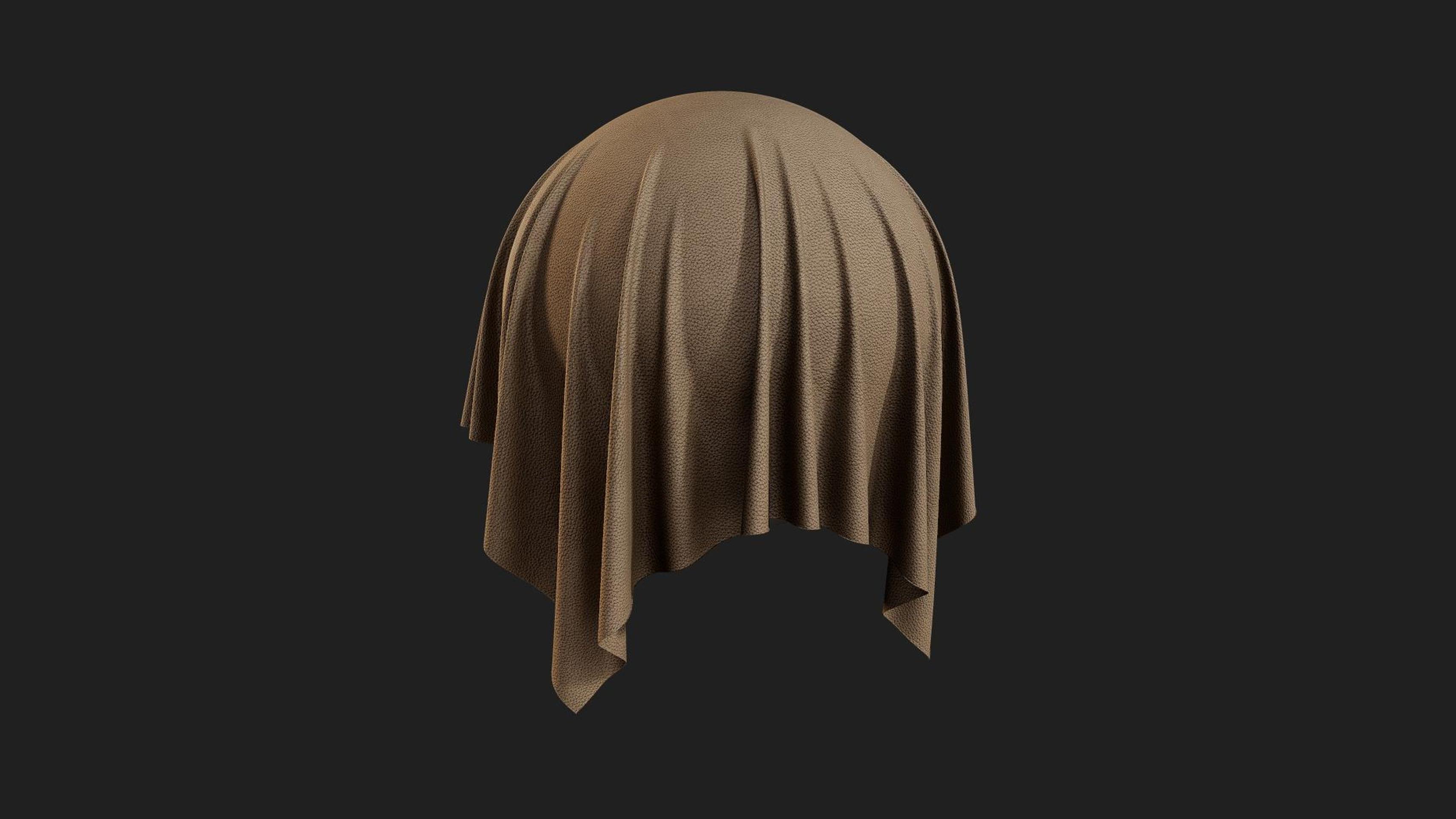 Fabric Generic Leather Top Grain Dark Brown | Fab