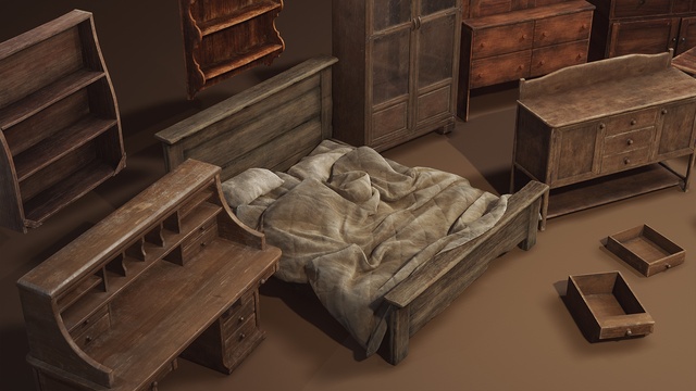 Old West VOL.1 Interior Furniture Fab