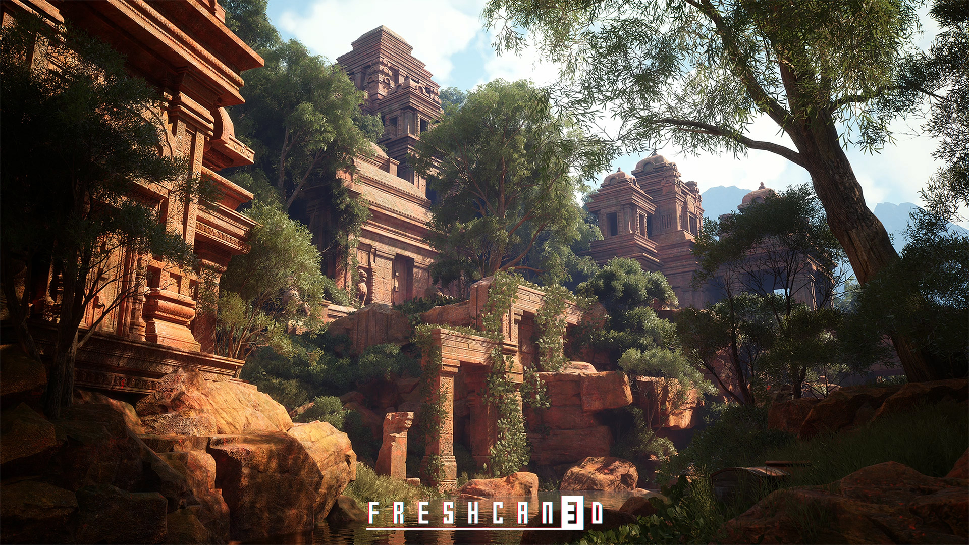 Ancient Temple Wallpaper