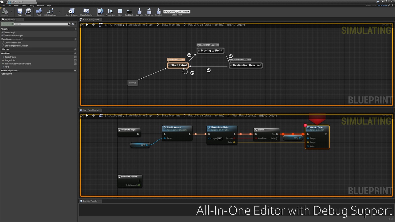 Logic Driver Lite - State Machine Blueprint Editor
