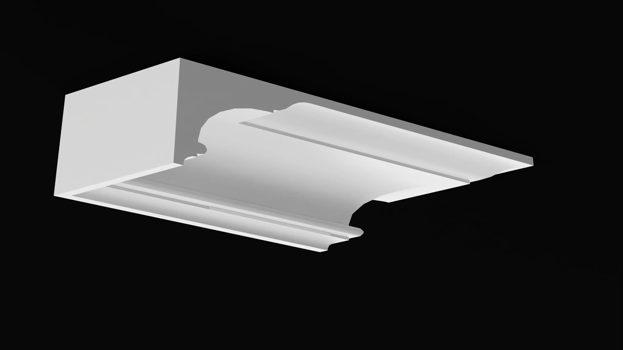 Fluted Victorian Cornice Cn63 | Fab