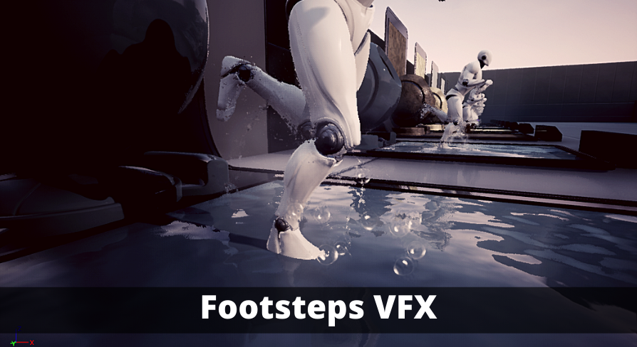 Niagara Footstep VFX
