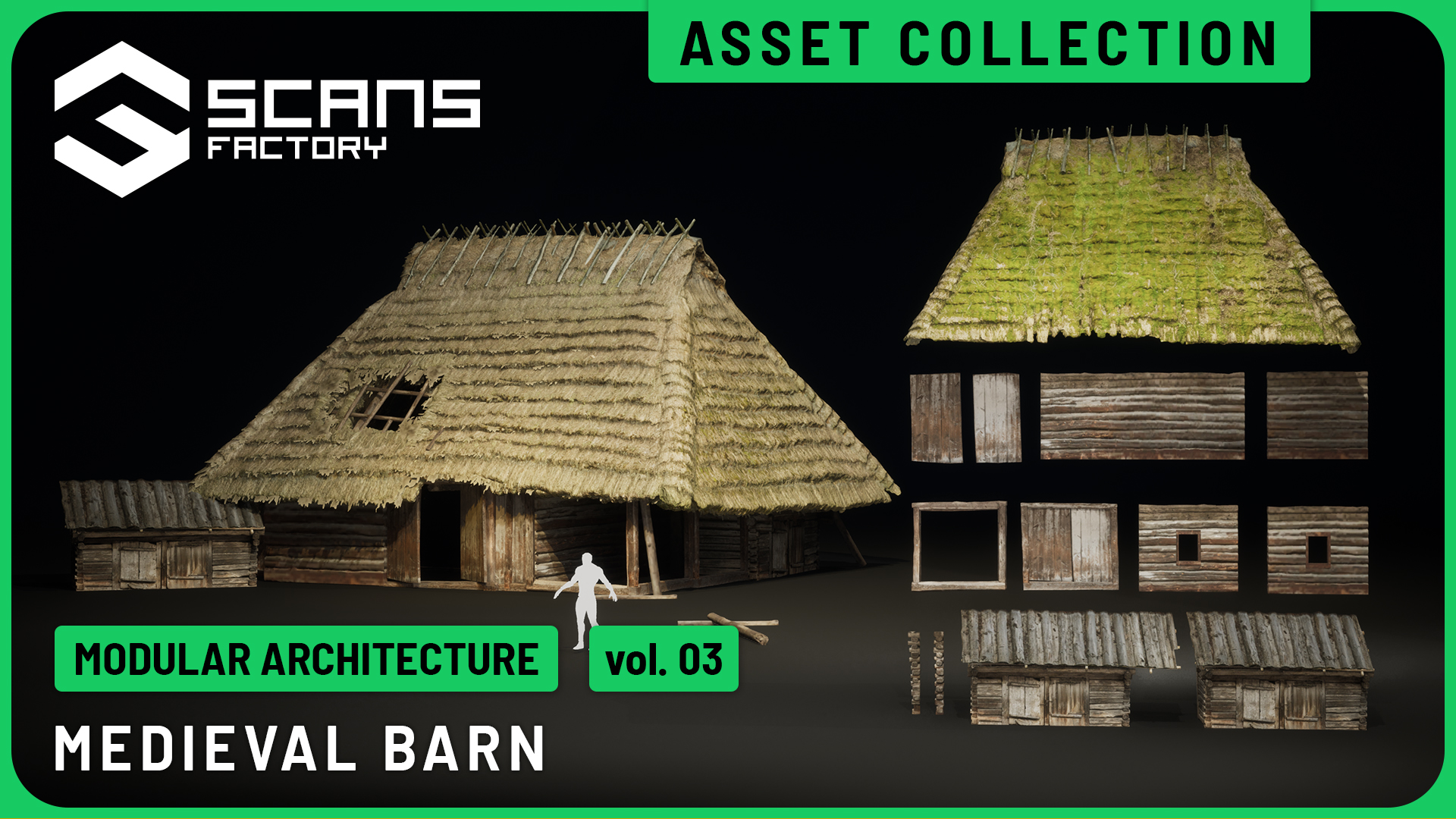 Modular Architecture - vol.03 - Medieval Barn | Fab