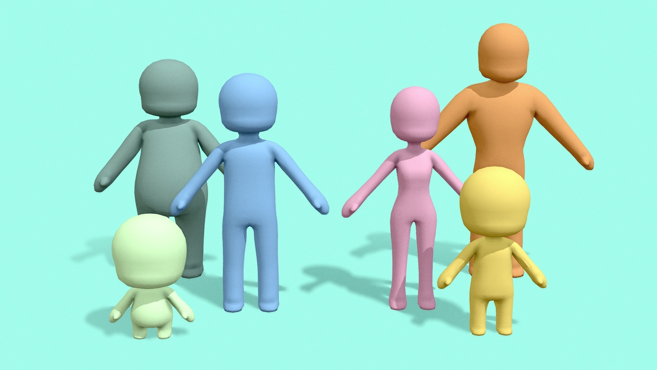 Base Mesh Pack - Stickman | Fab