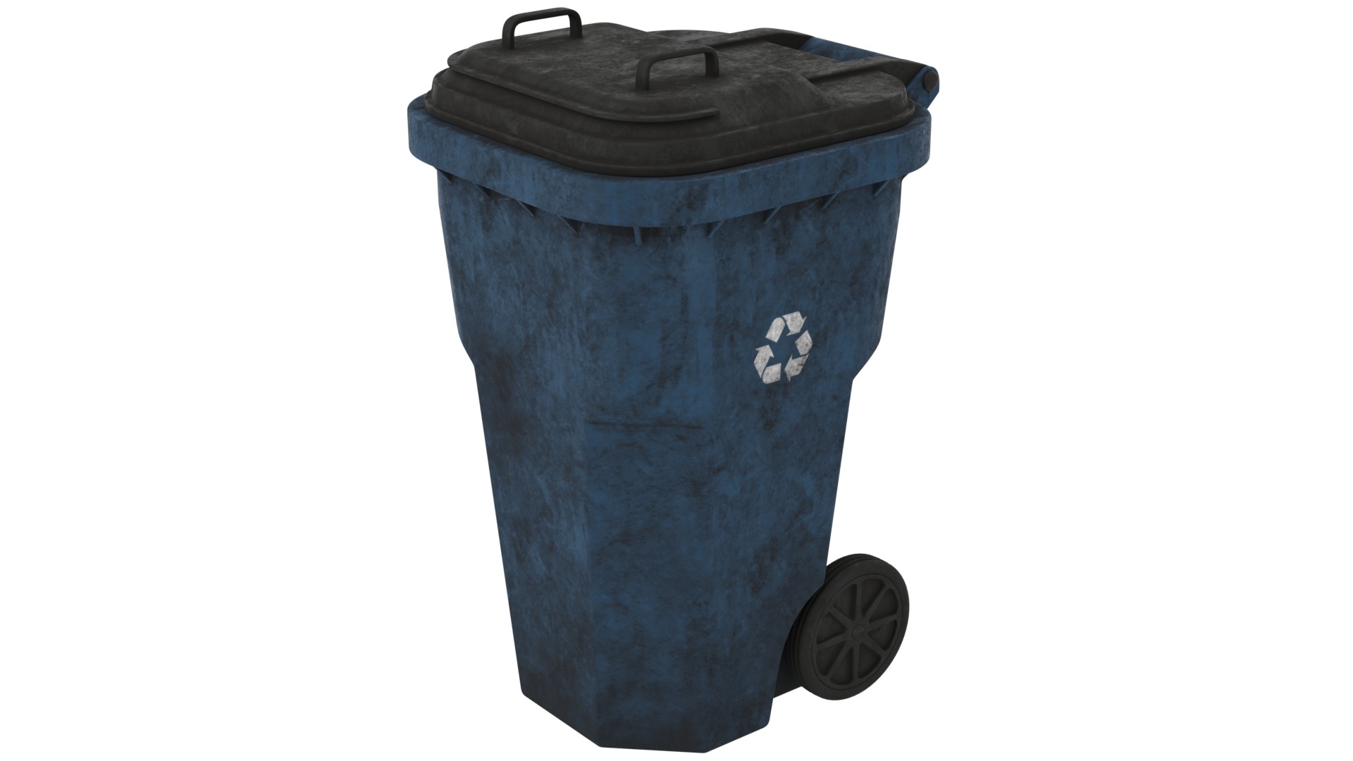 Garbage Container 1 Textured Old | Fab