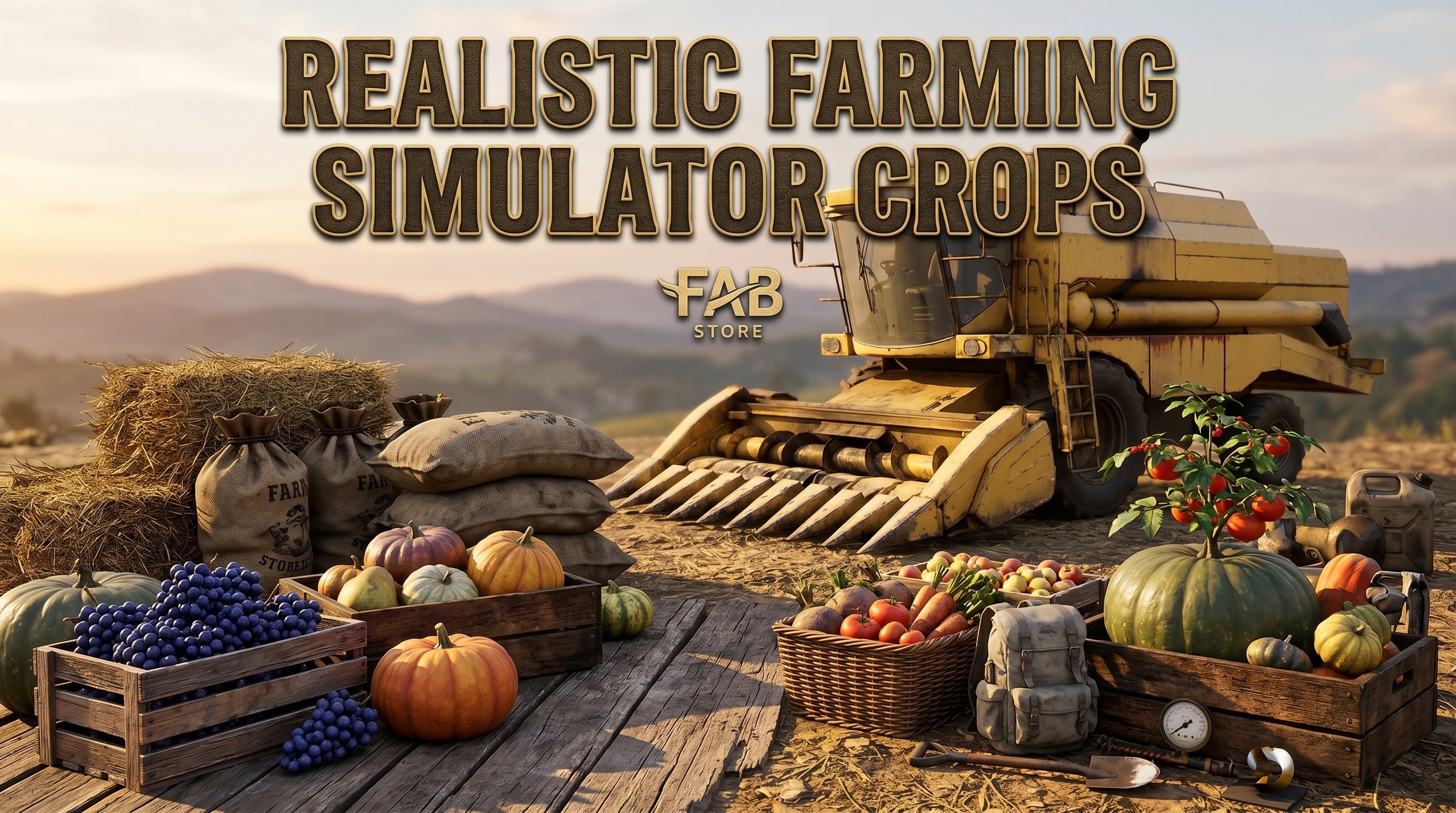 Realistic Farming Simulator Crops Fab