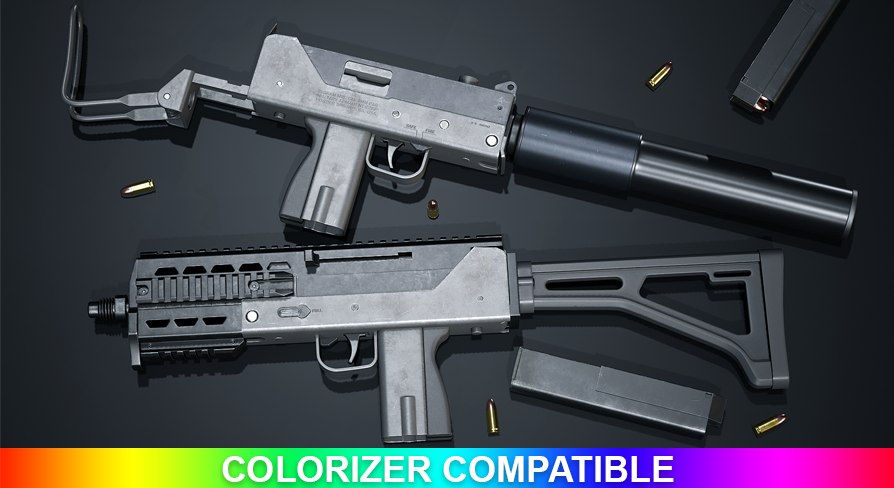 Mac 10 Gun Kits King Arms KWA / KSC M11A1 System 7 (NS2) Gas Blowback