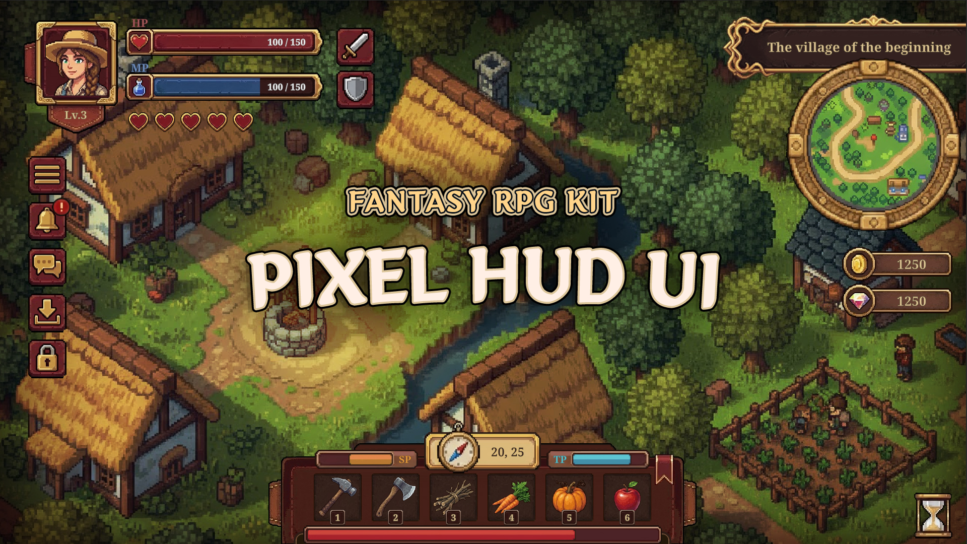 Pixel HUD UI | Fab