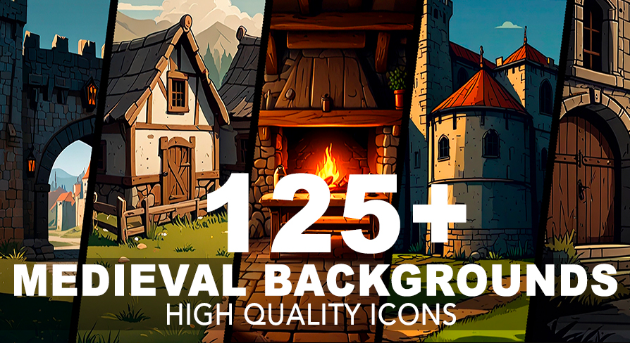 125+ MEDIEVAL BACKGROUNDS | Fab