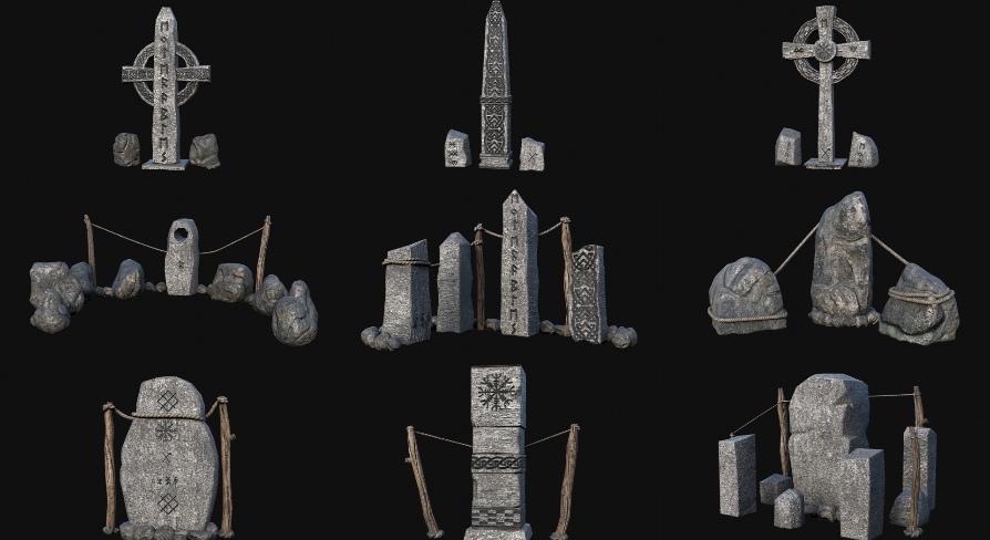 Viking Totem Structures | Fab