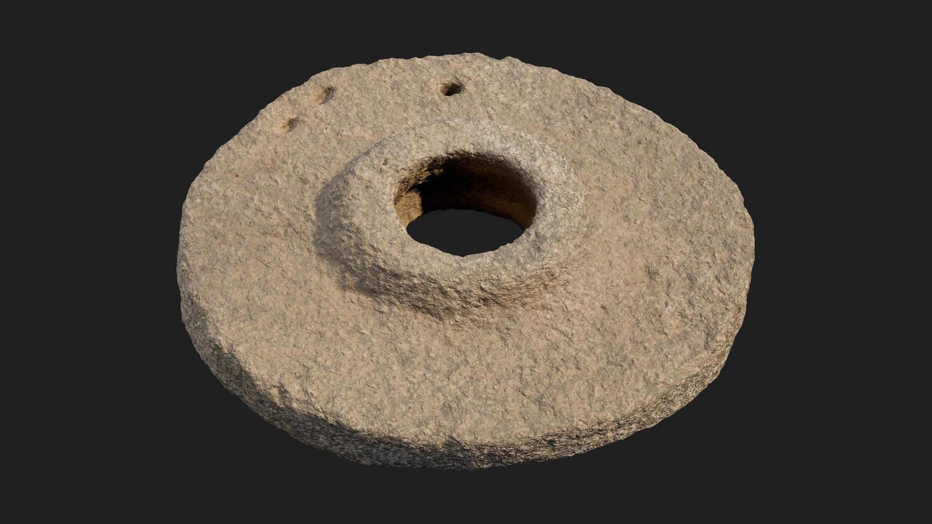 Historic Medieval Farm Millstone S 02 | Fab