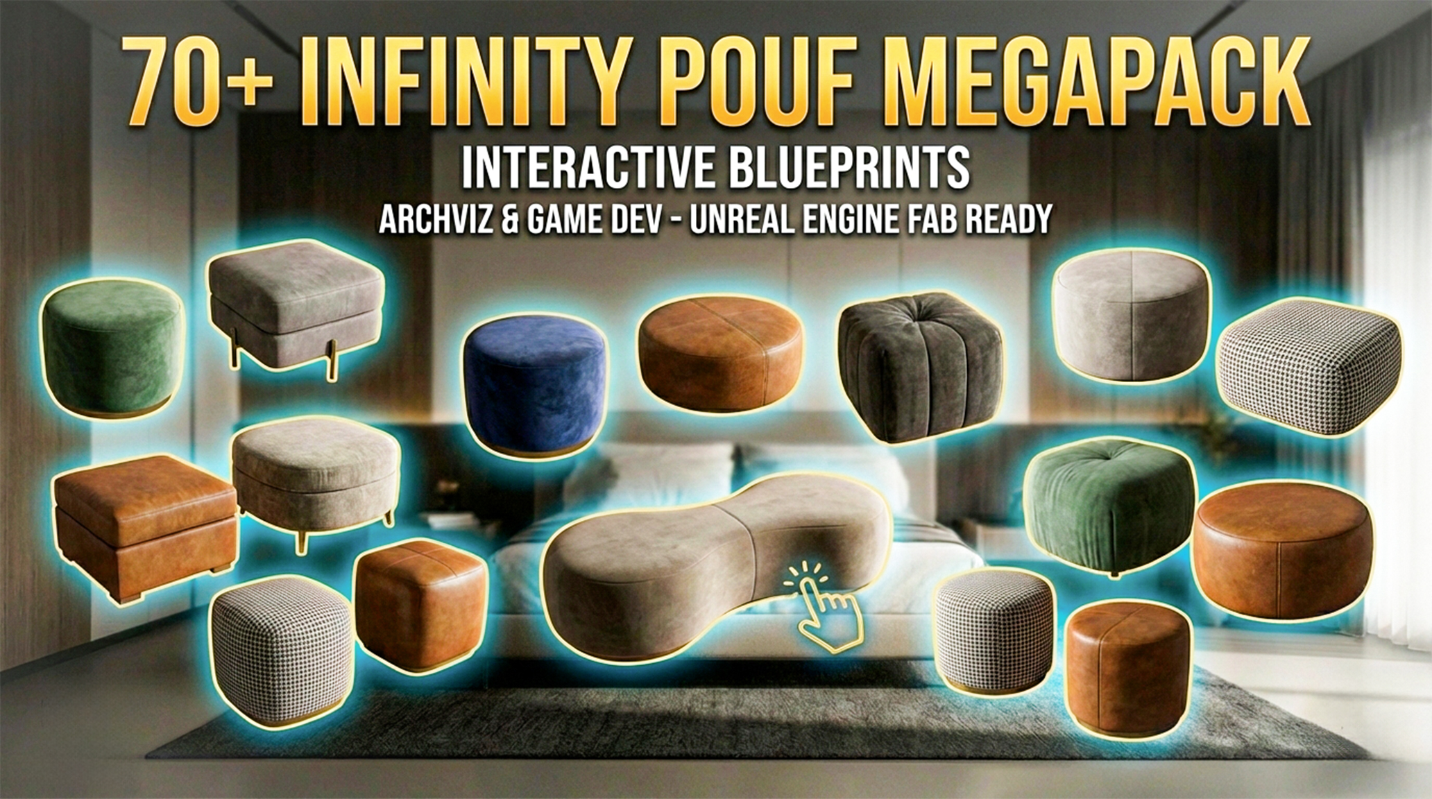 Infinity Pouf Bean | Fab
