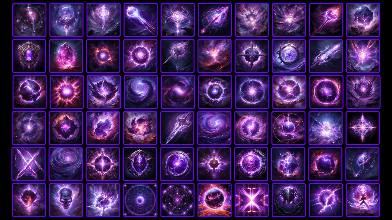 Skill - Purple Skills (Icons) | Fab