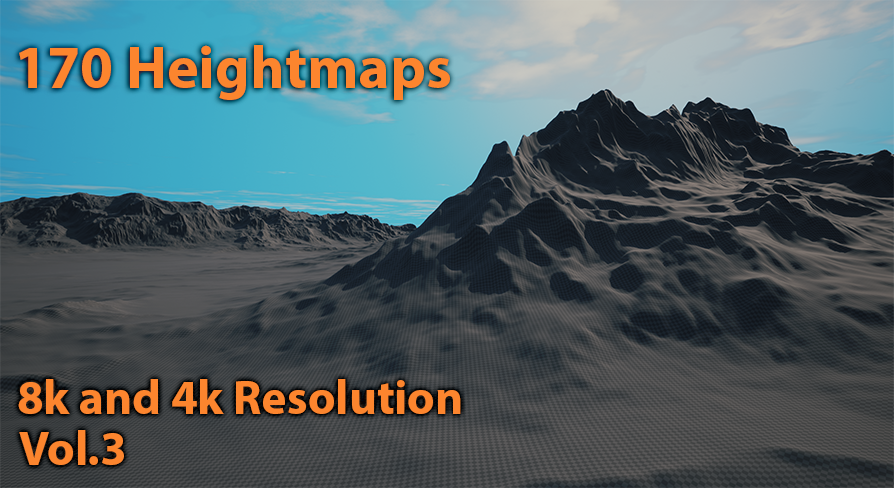 170 Heightmaps - 8k and 4k