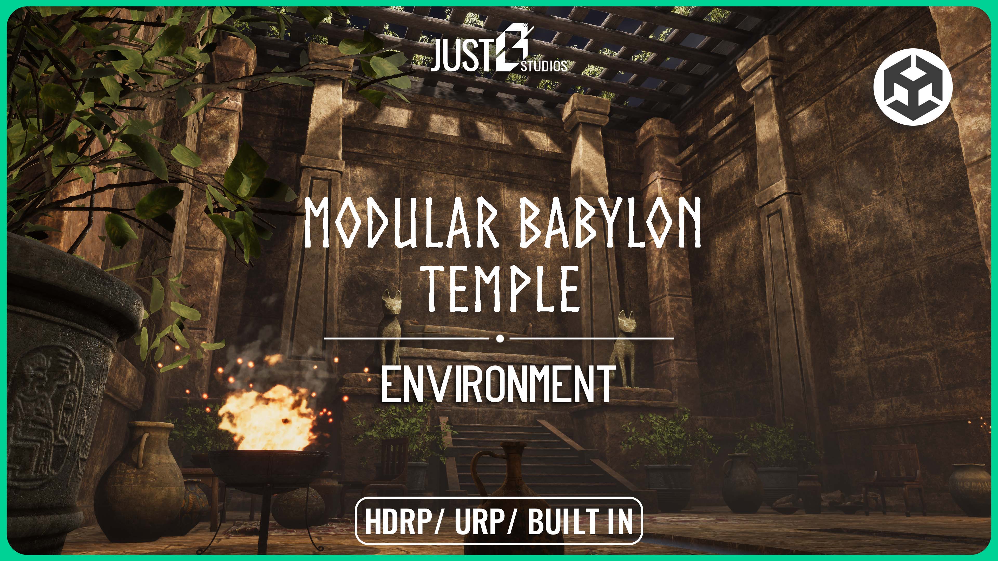 Modular Babylon Temple Environment (Temple,Desert,Ruins) / Unity Engine ...