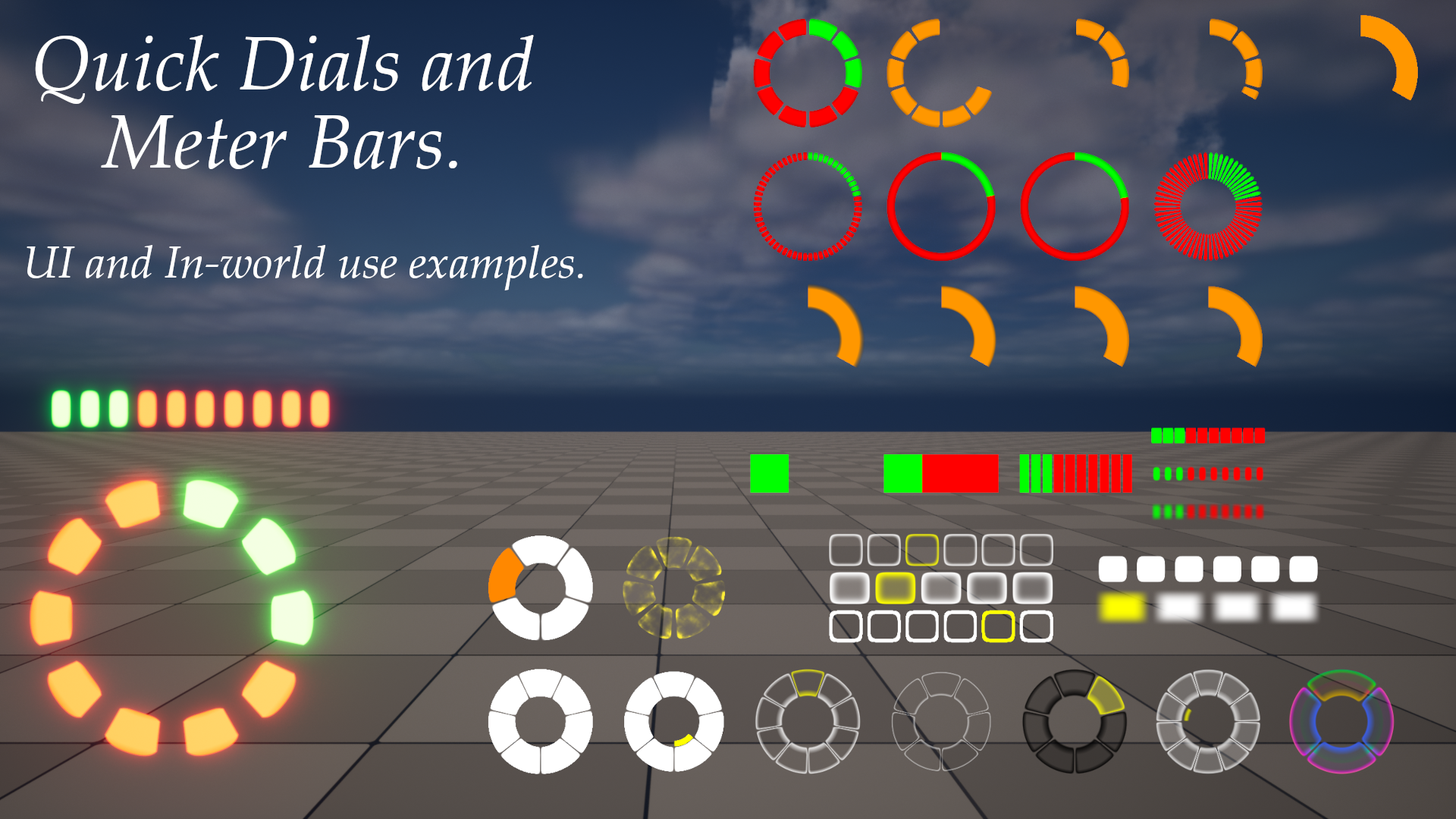 Quick Dials and Meter Bars | Fab