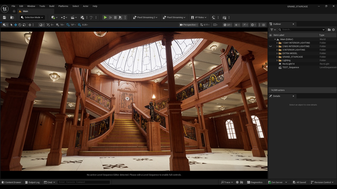 Titanic Grand Staircase UNREAL & BLENDER | Fab